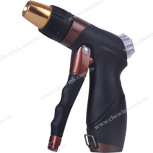 P50397 Heavy Duty Metal Front Trigger Adjustable Tip Pistol Nozzle